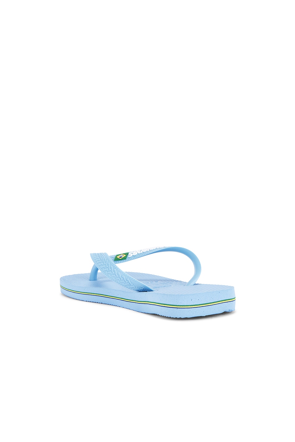 Havaianas Brazil Logo Sandal in Blue Lavender & White | REVOLVE