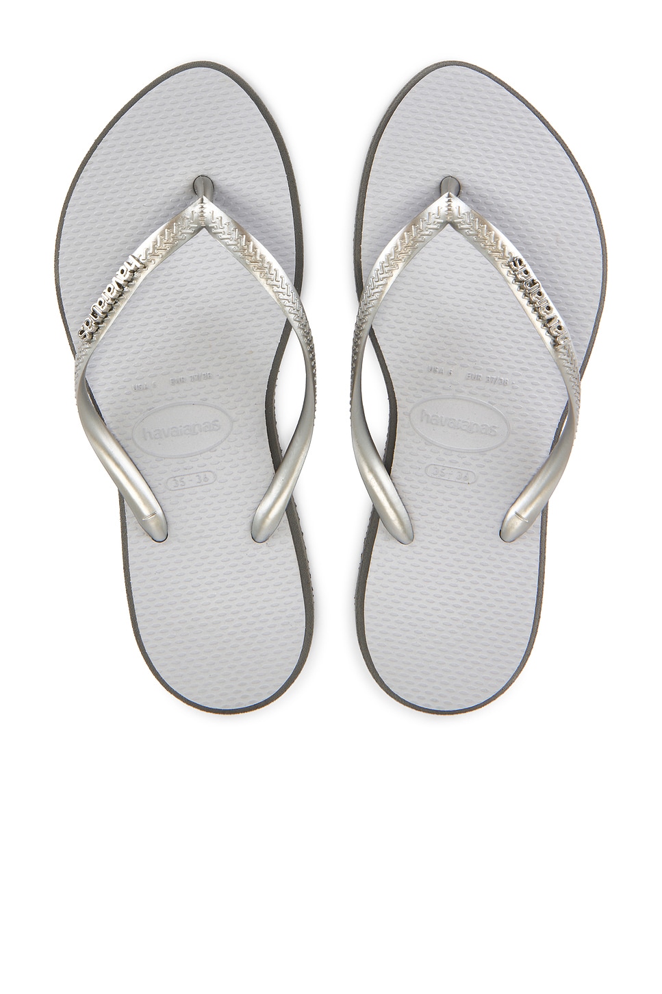 Havaianas Slim Point Sandal in Steel Grey | REVOLVE