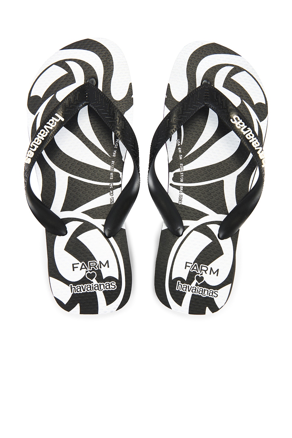 Havaianas Farm Tucanada Rainbow Flip Flop in Black | REVOLVE