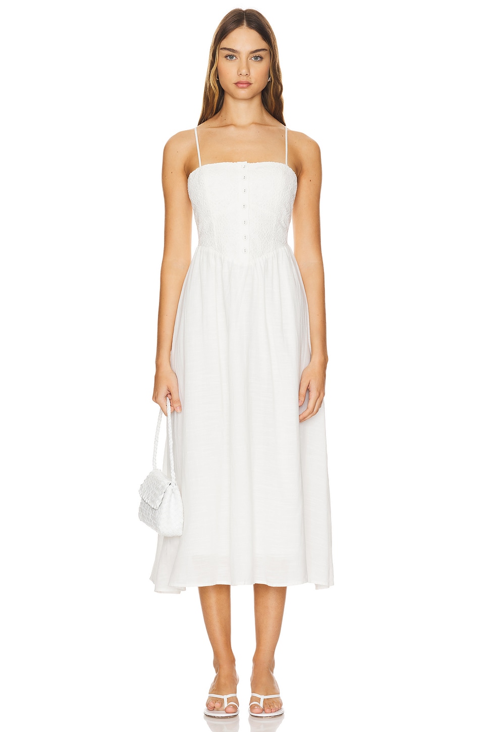 HEARTLOOM Giovanna Dress in Eggshell | REVOLVE