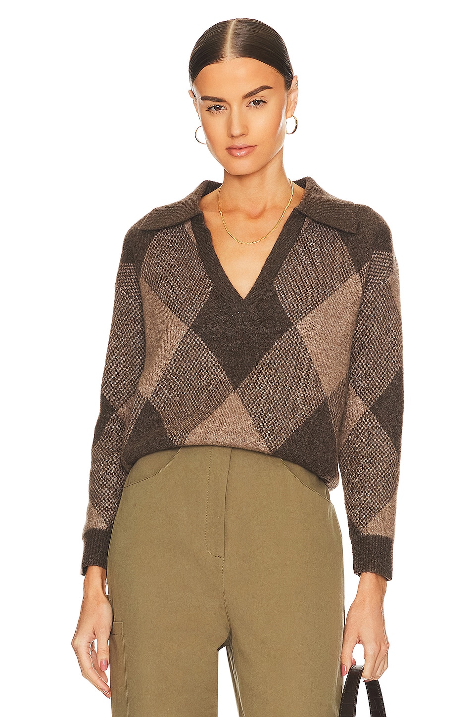 HEARTLOOM Victoria Sweater in Coco | REVOLVE