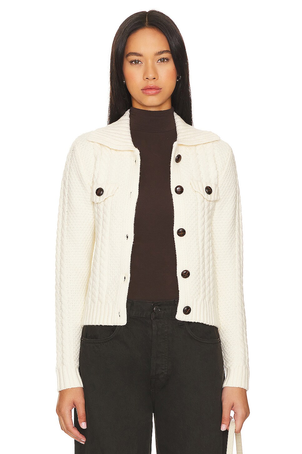 HEARTLOOM Adalene Cardi in Ivory | REVOLVE