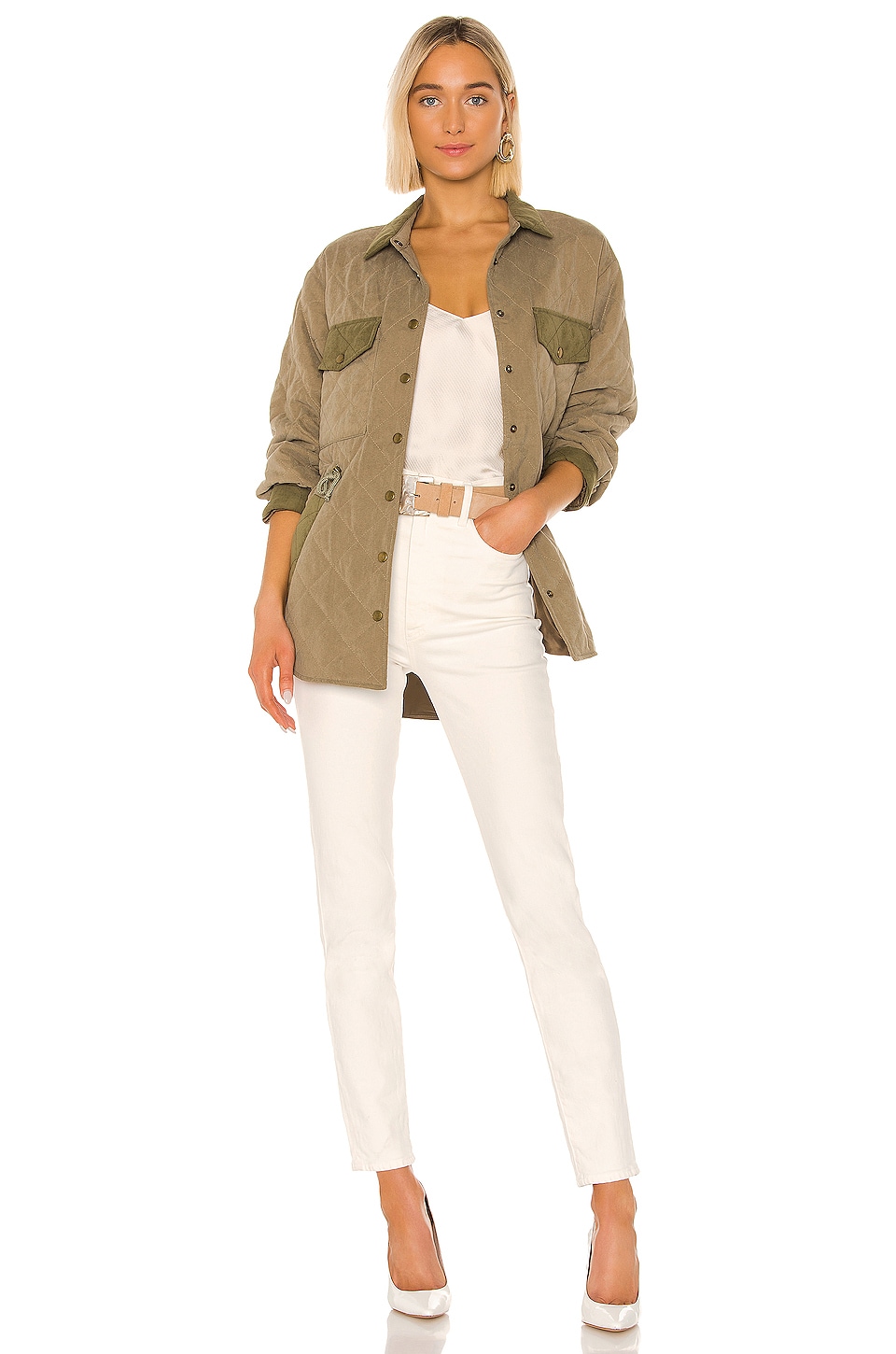 HEARTLOOM Wren Jacket in Olive | REVOLVE
