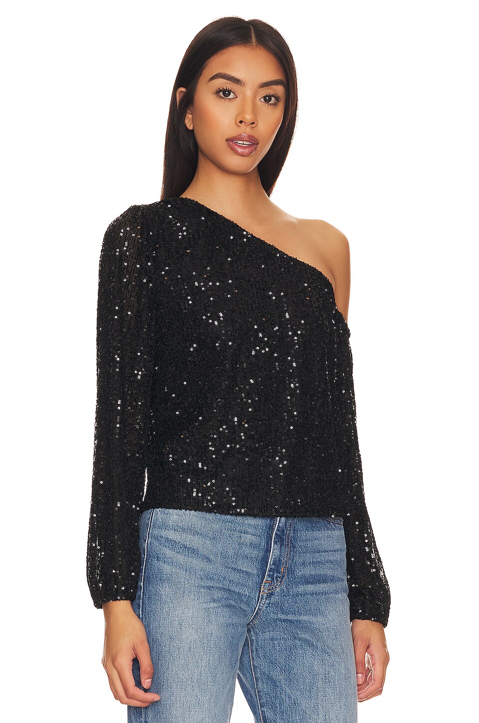 HEARTLOOM Cassie Top in Onyx | REVOLVE