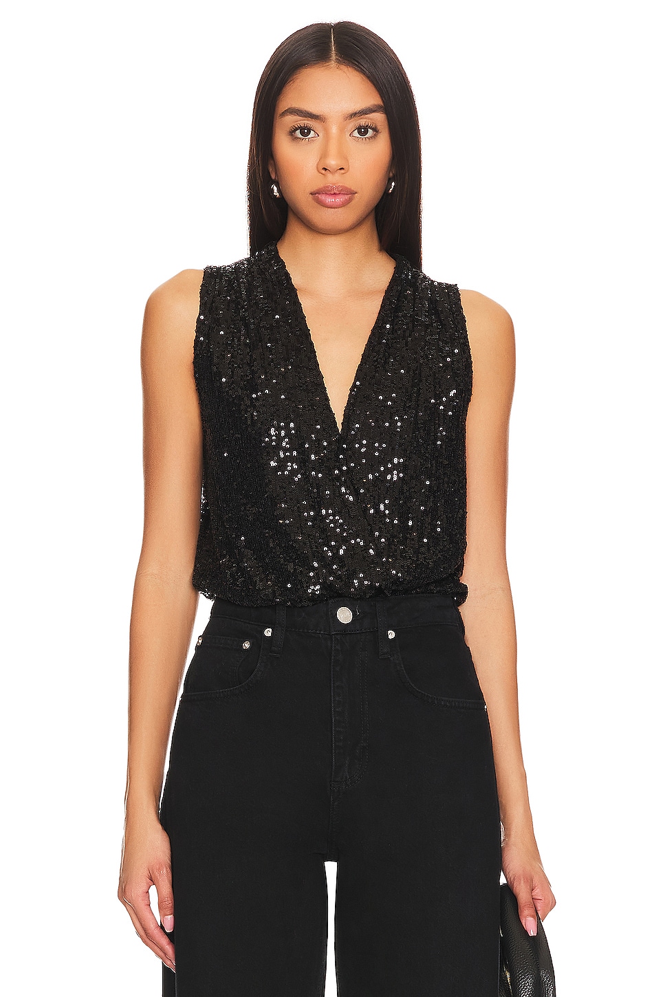 HEARTLOOM Stone Bodysuit in Black | REVOLVE