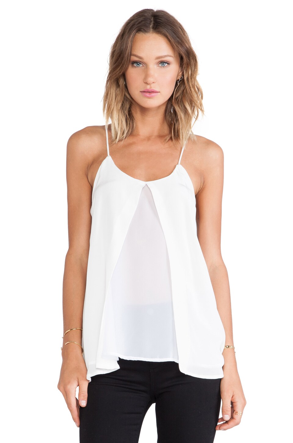 Helena Quinn Isla Slip Tank in White | REVOLVE