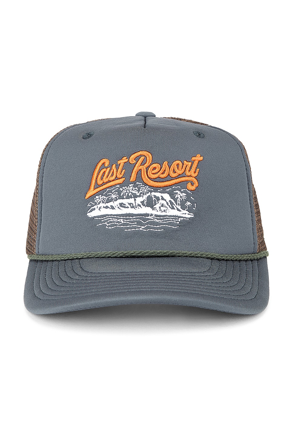 Hemlock Hat Co Last Resort Foam Trucker Hat in Olive | REVOLVE