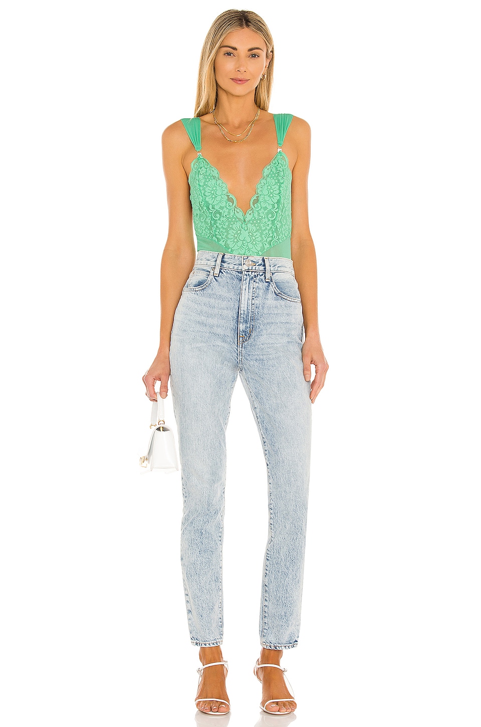 HAH Cheap And Cheerful Bodysuit in Mint It | REVOLVE