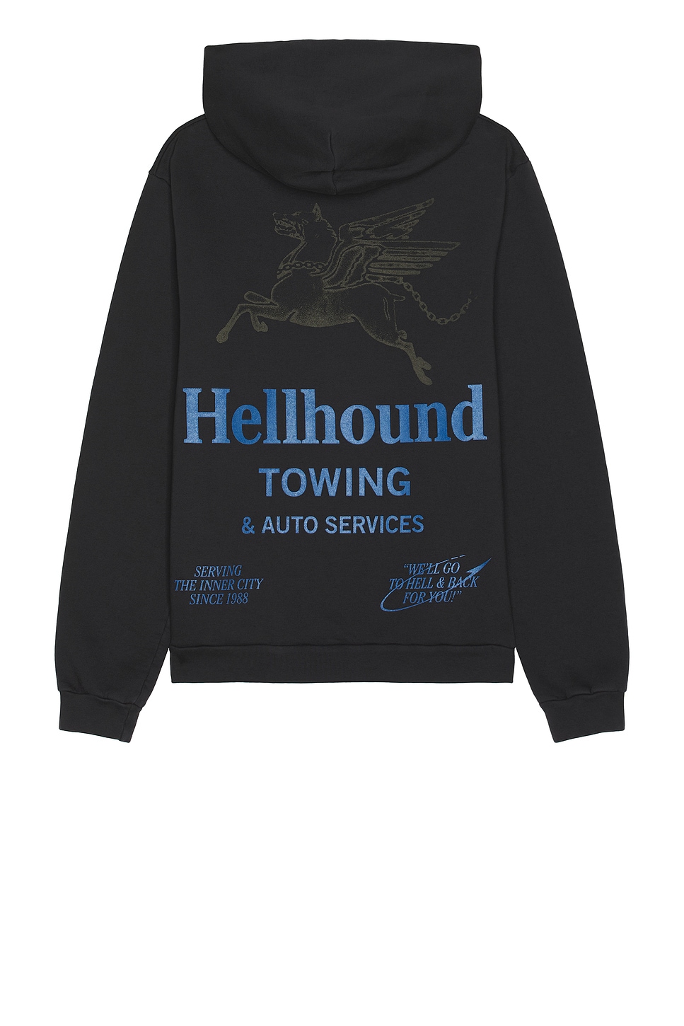 Honor The Gift Hellhound Towing Hoodie in Black | REVOLVE