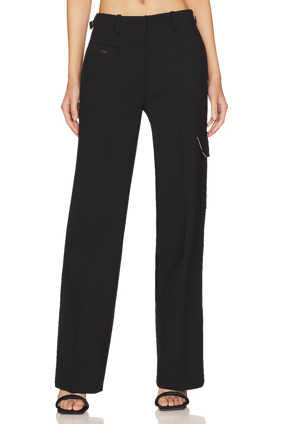 Helmut Lang Utility Suit Pant in Black | REVOLVE