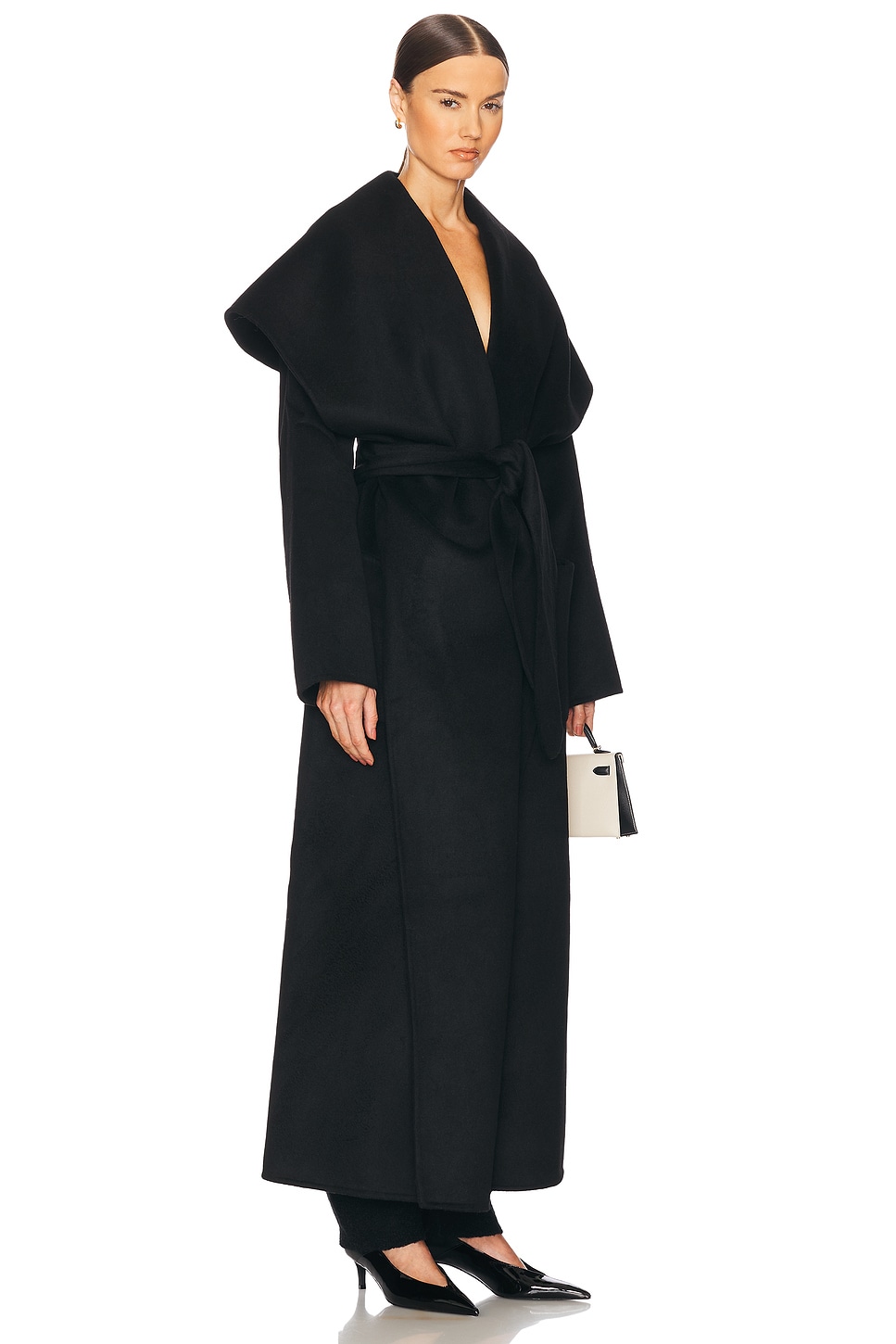 Helsa The Throw Coat in Black | REVOLVE