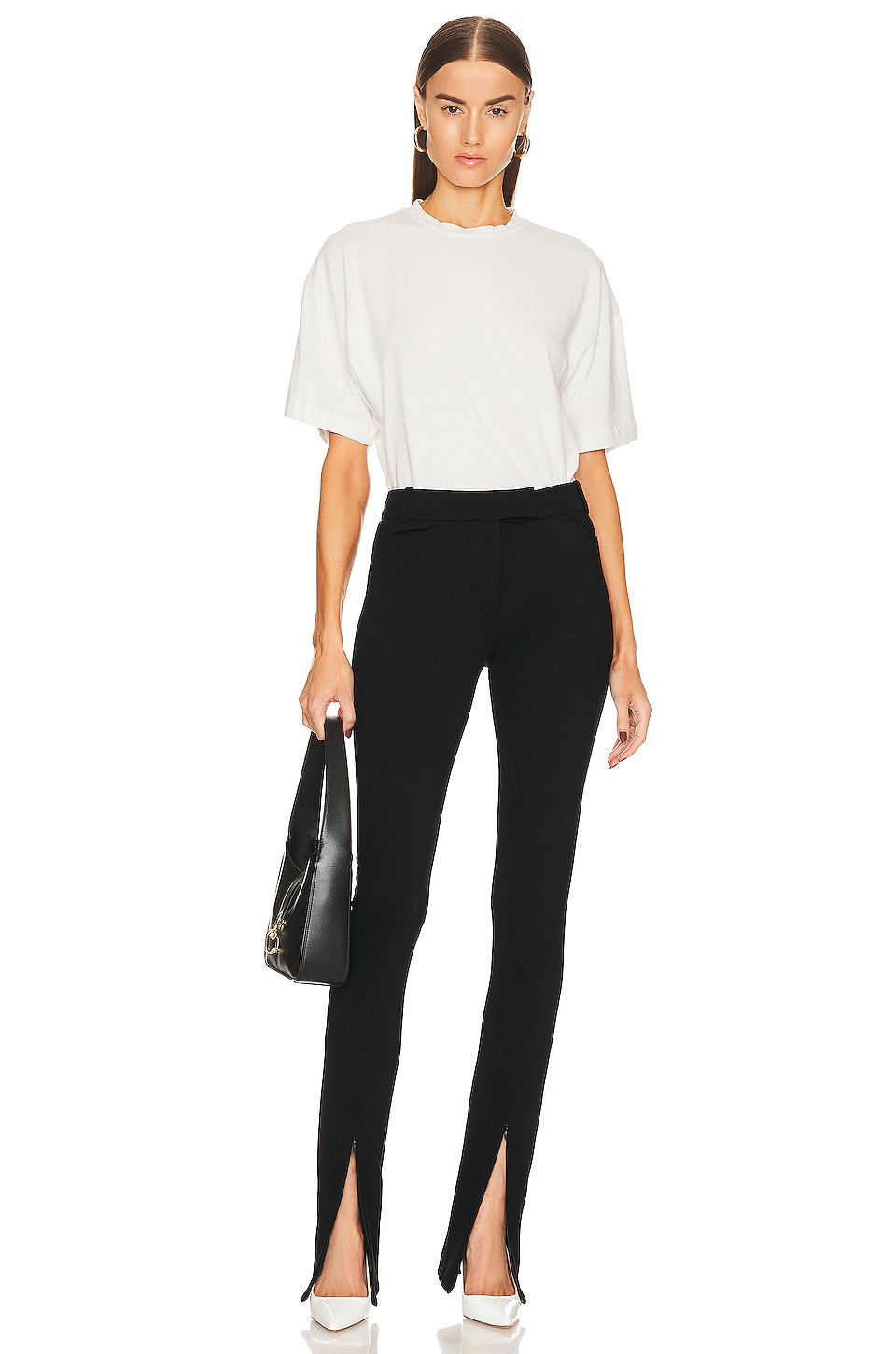 Helsa Jersey Tee in White | REVOLVE