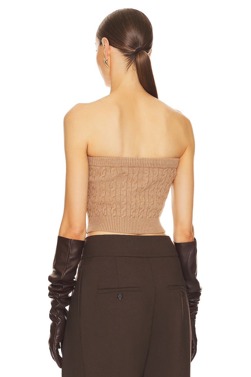 Helsa Taiki Cable Tube Top in Cinnamon | REVOLVE