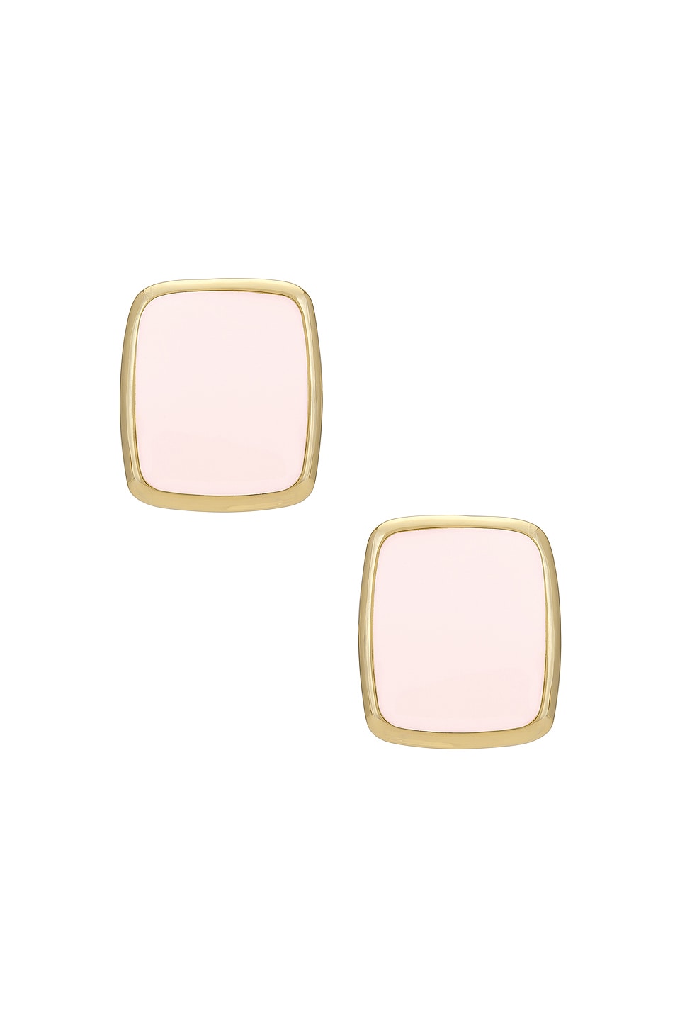 Heaven Mayhem Slice Earrings in Gold & Cream | REVOLVE