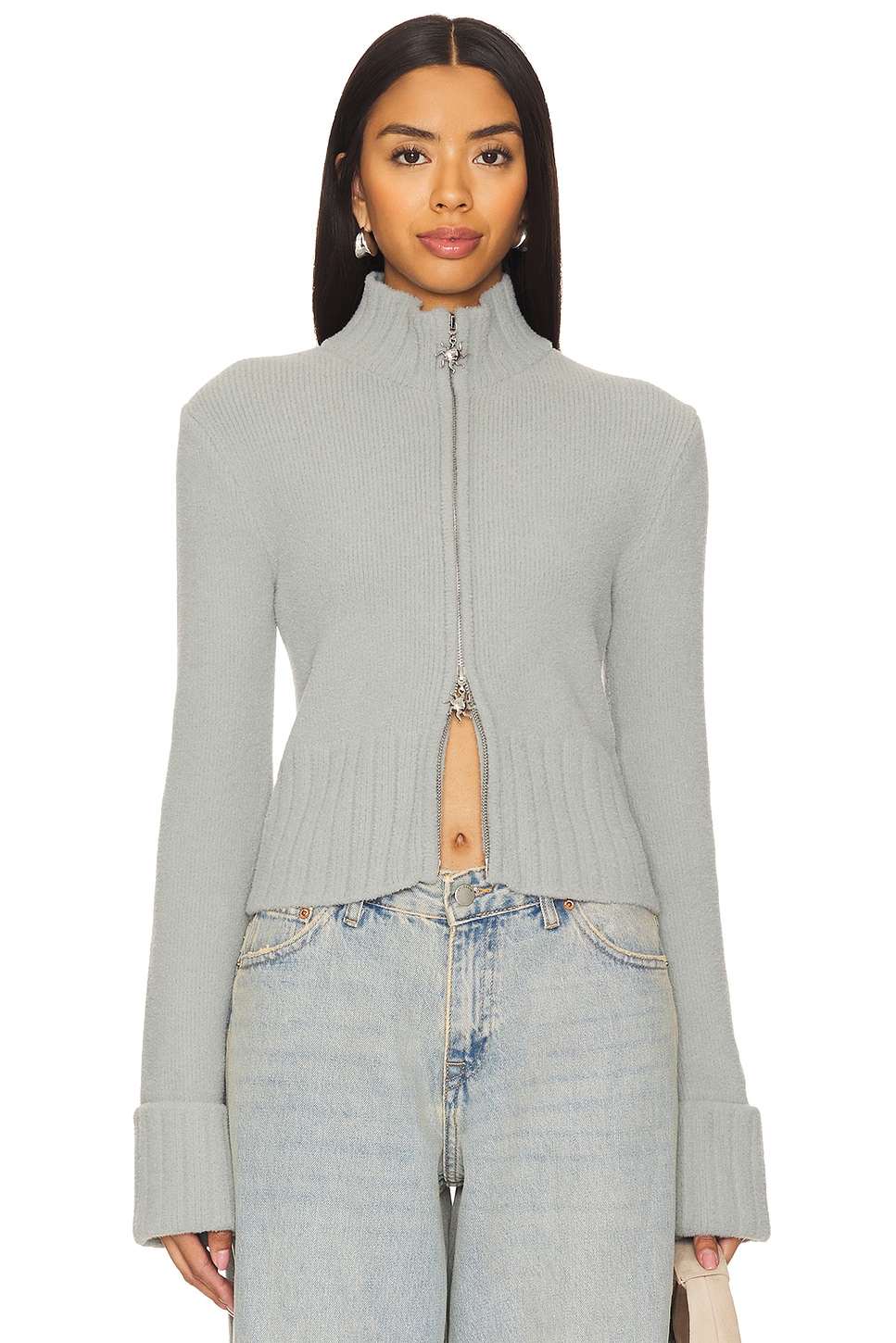 House of Sunny Chunky Rib Peggy in School Grey | REVOLVE