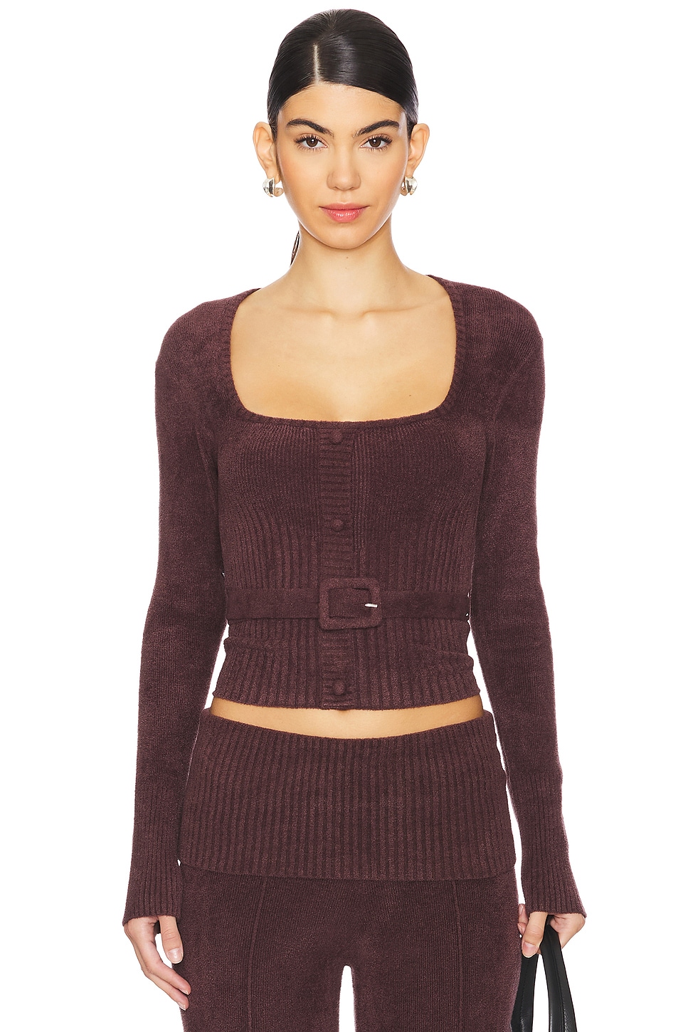 House of Sunny The Lounge Top in Chocolate | REVOLVE