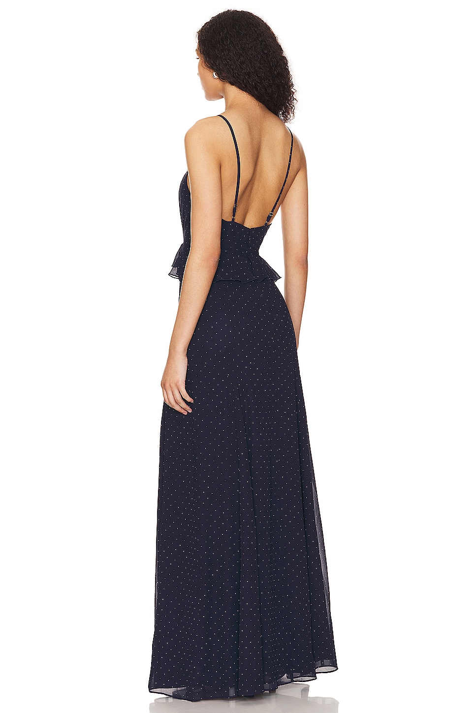 House of Harlow 1960 x REVOLVE Bardot Maxi Dress in Navy & Cream | REVOLVE