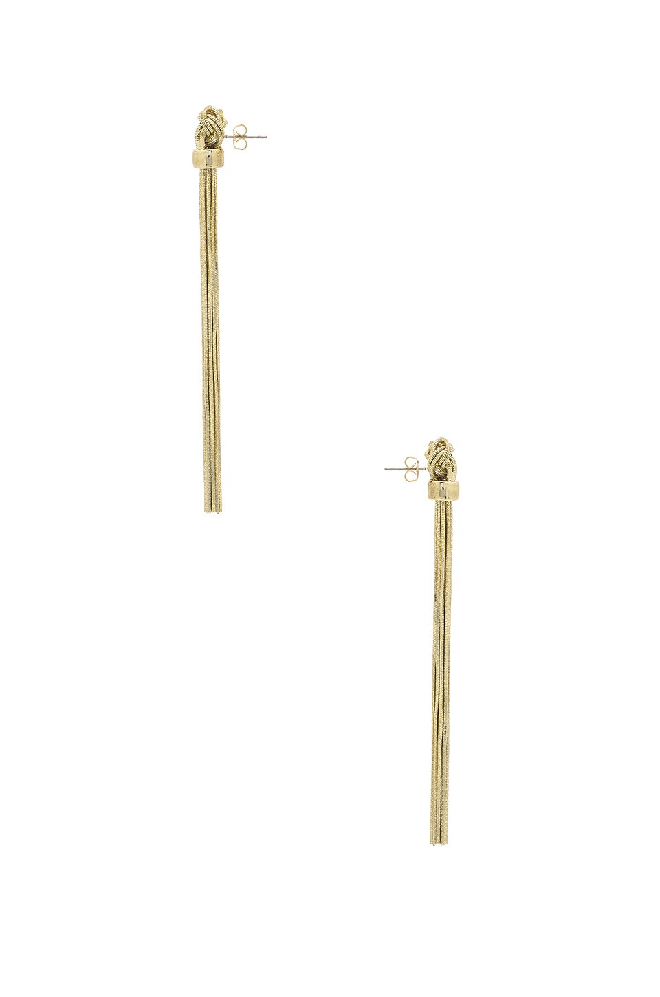House of Harlow 1960 Ulli Fringe Earrings in Gold | REVOLVE