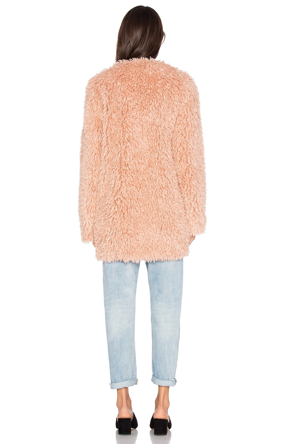 House of Harlow 1960 x REVOLVE Janice Shag Coat in Maple Sugar | REVOLVE