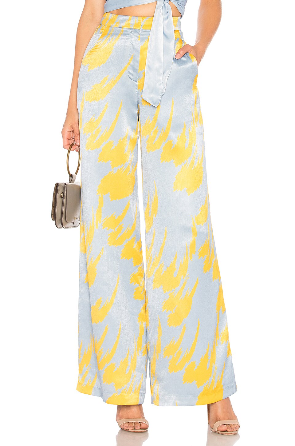 House of Harlow 1960 x REVOLVE Mona Pant in Blue Feather | REVOLVE