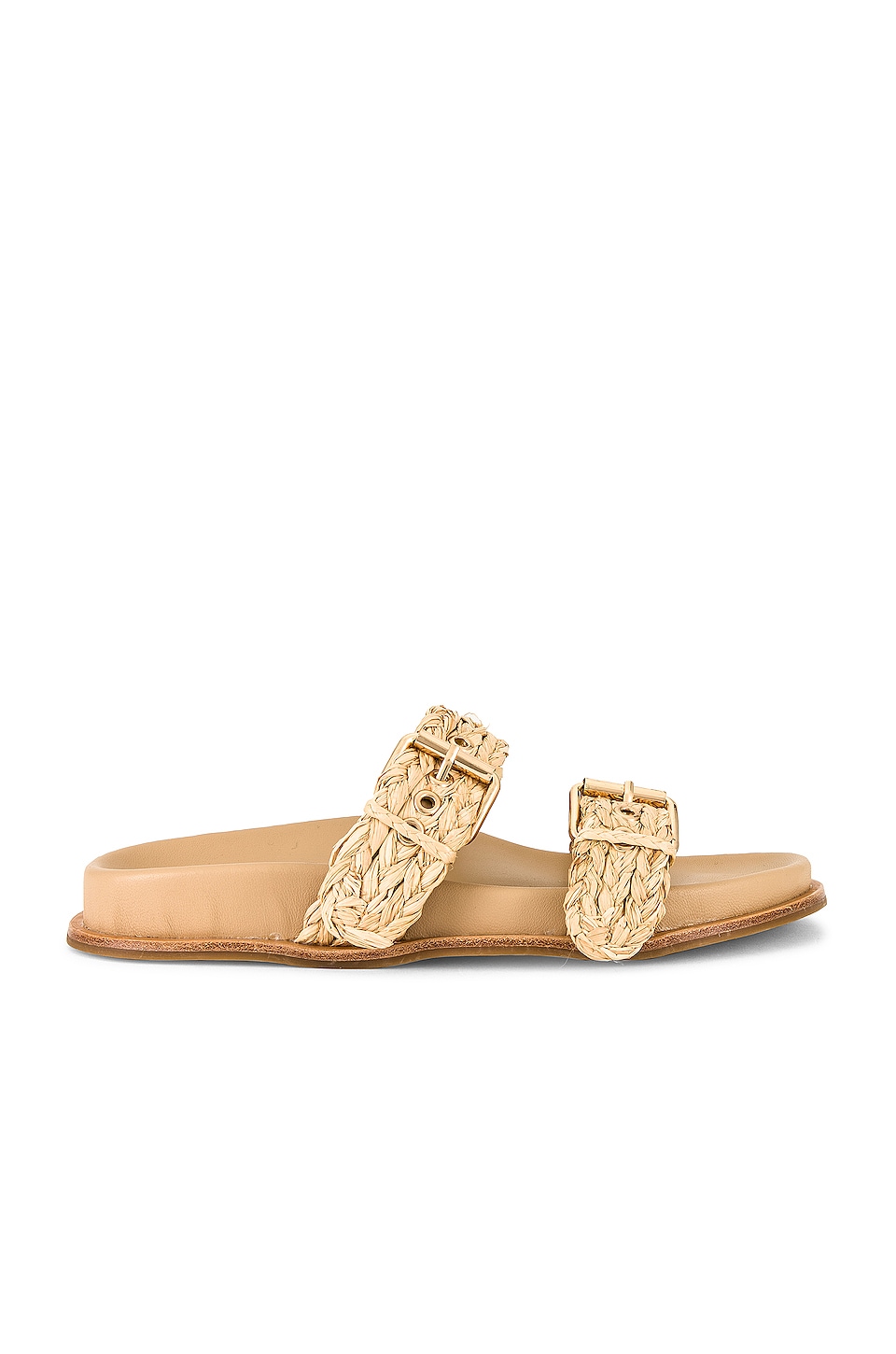 House of Harlow 1960 x REVOLVE Braided Raffia Slide in Natural | REVOLVE