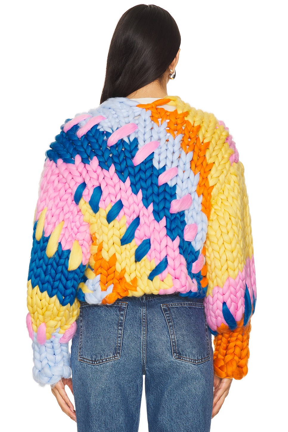 Hope Macaulay The Colorful Colossal Knit Jacket in Multi | REVOLVE