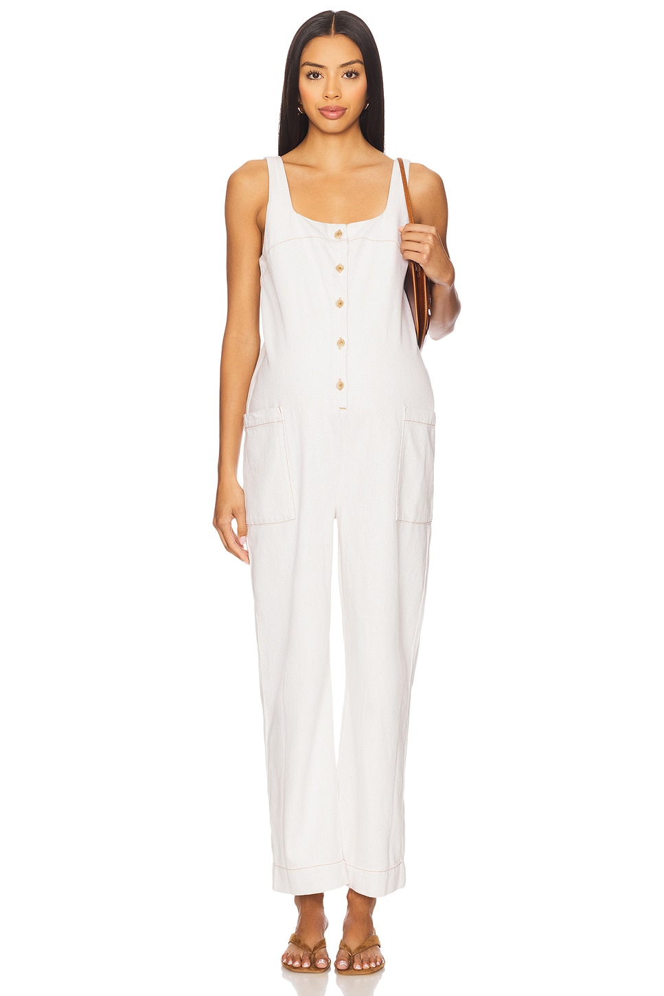 HATCH The Ryland Jumper in White | REVOLVE