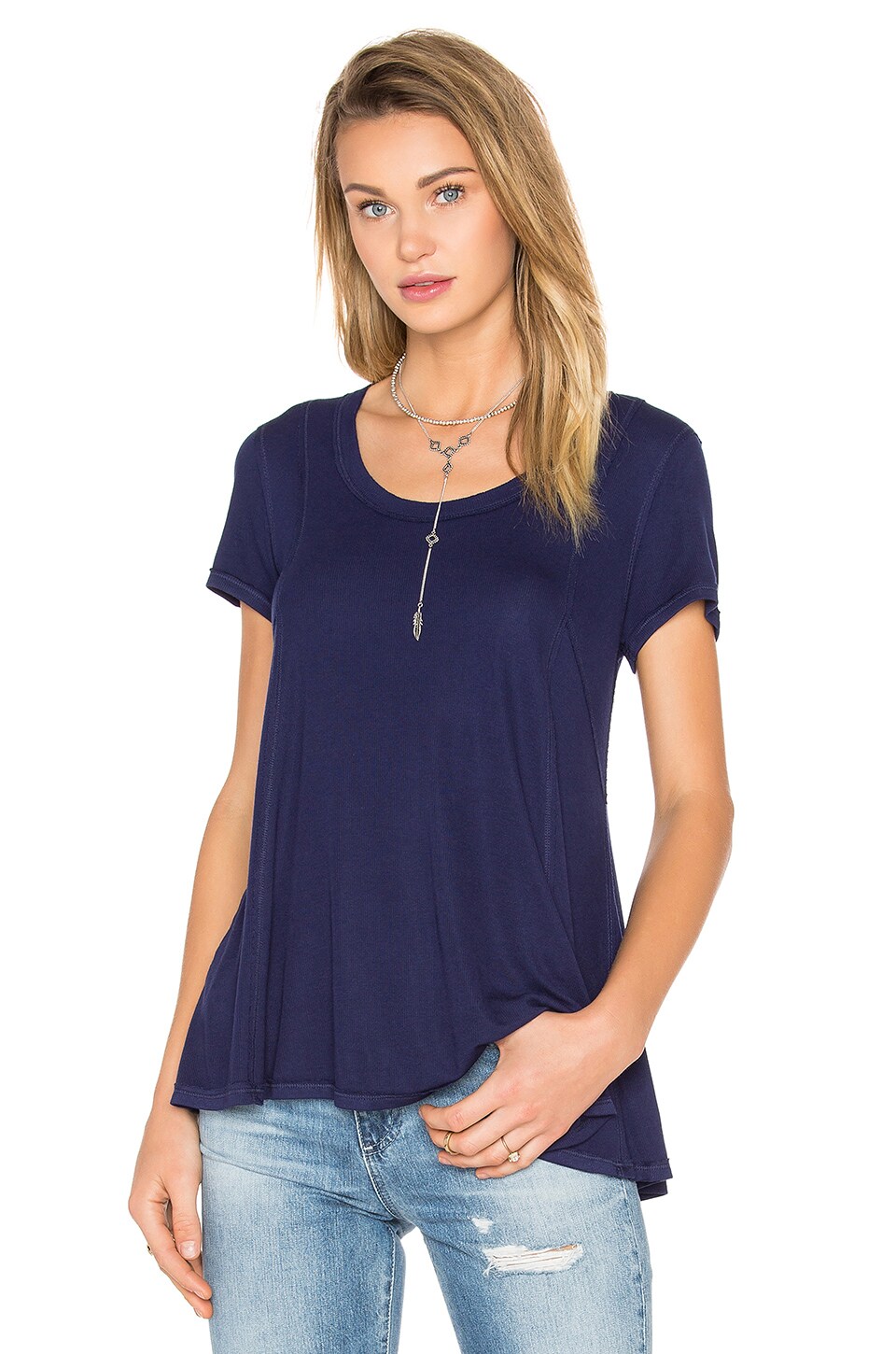 Heather Paneled Swing Top in Eclipse | REVOLVE