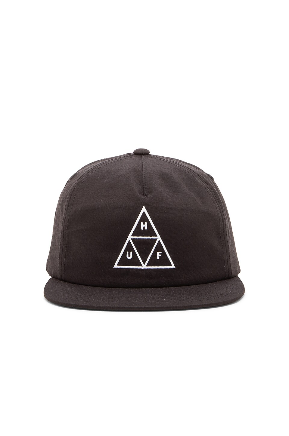 HUF Triple Triangle Snapback in Black | REVOLVE