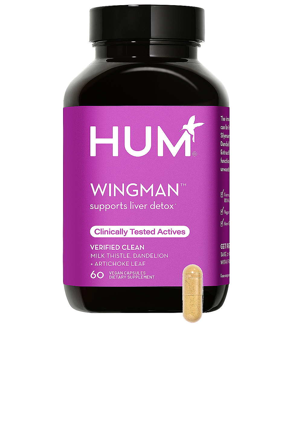 HUM Nutrition Wing Man Liver Detox and Dark Circle Supplement | REVOLVE
