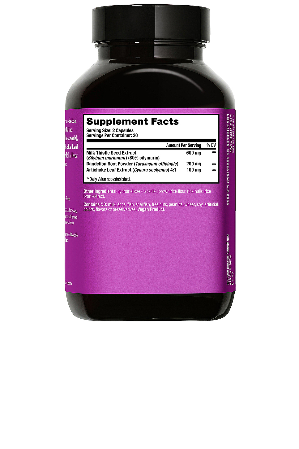 HUM Nutrition Wing Man Liver Detox and Dark Circle Supplement | REVOLVE