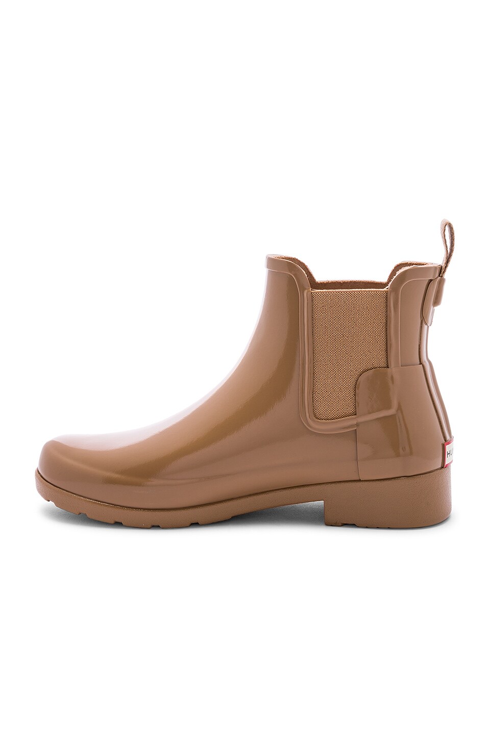 Hunter Original Refined Chelsea Gloss Boot in Tawny | REVOLVE
