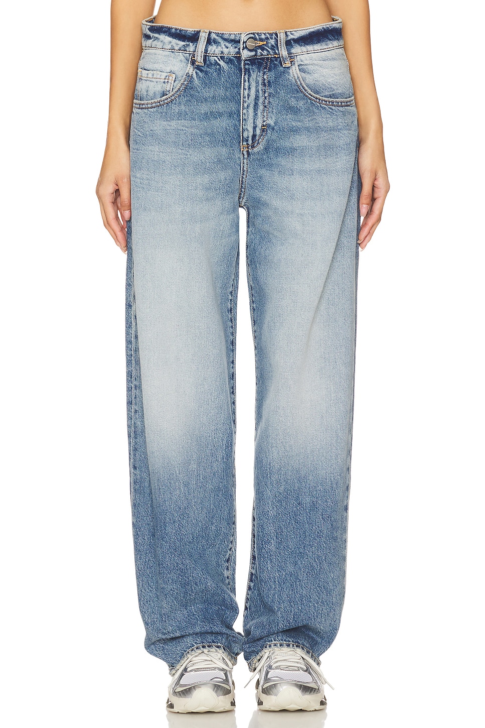 Icon Denim Bea Daddywide Leg in Denim Medium | REVOLVE