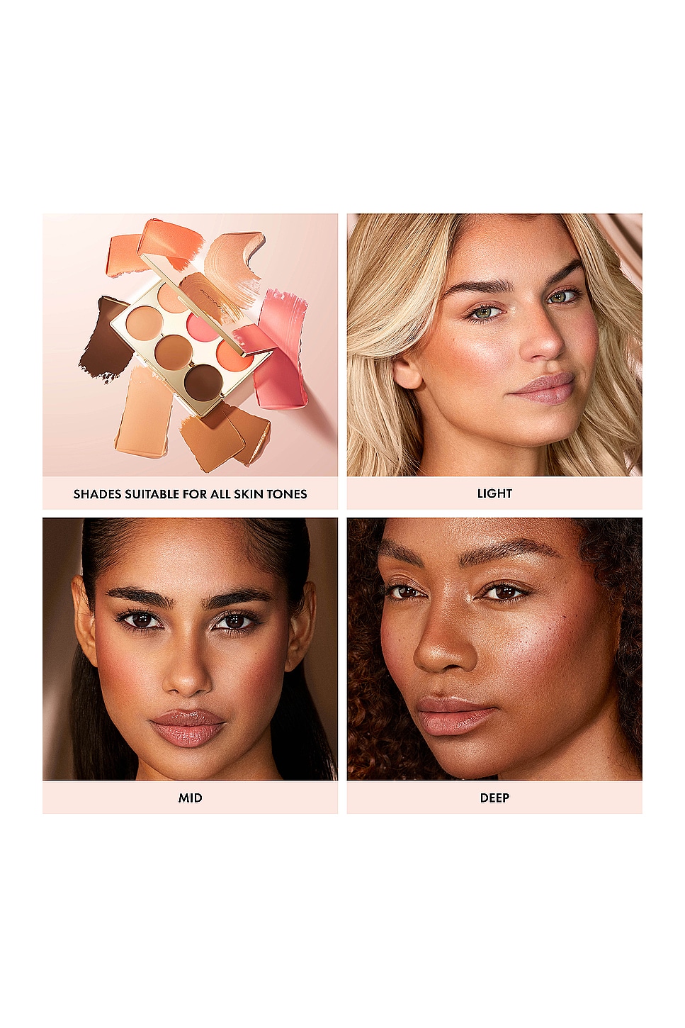 ICONIC LONDON Multi-Use Cream Blush, Bronze & Highlight Palette | REVOLVE