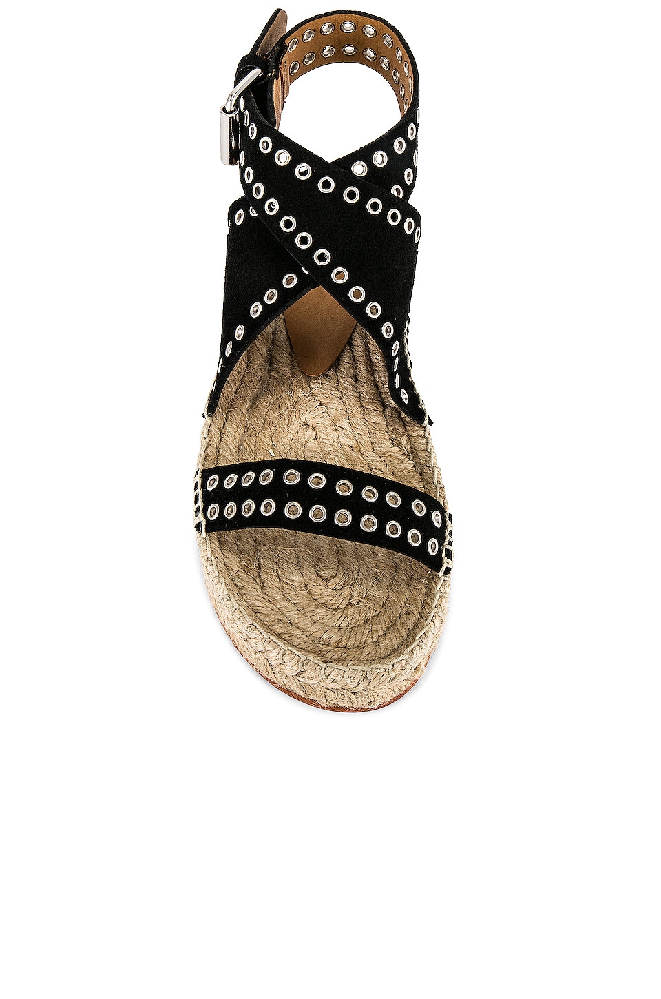 Isabel Marant Illya Platform Sandal in Black | REVOLVE