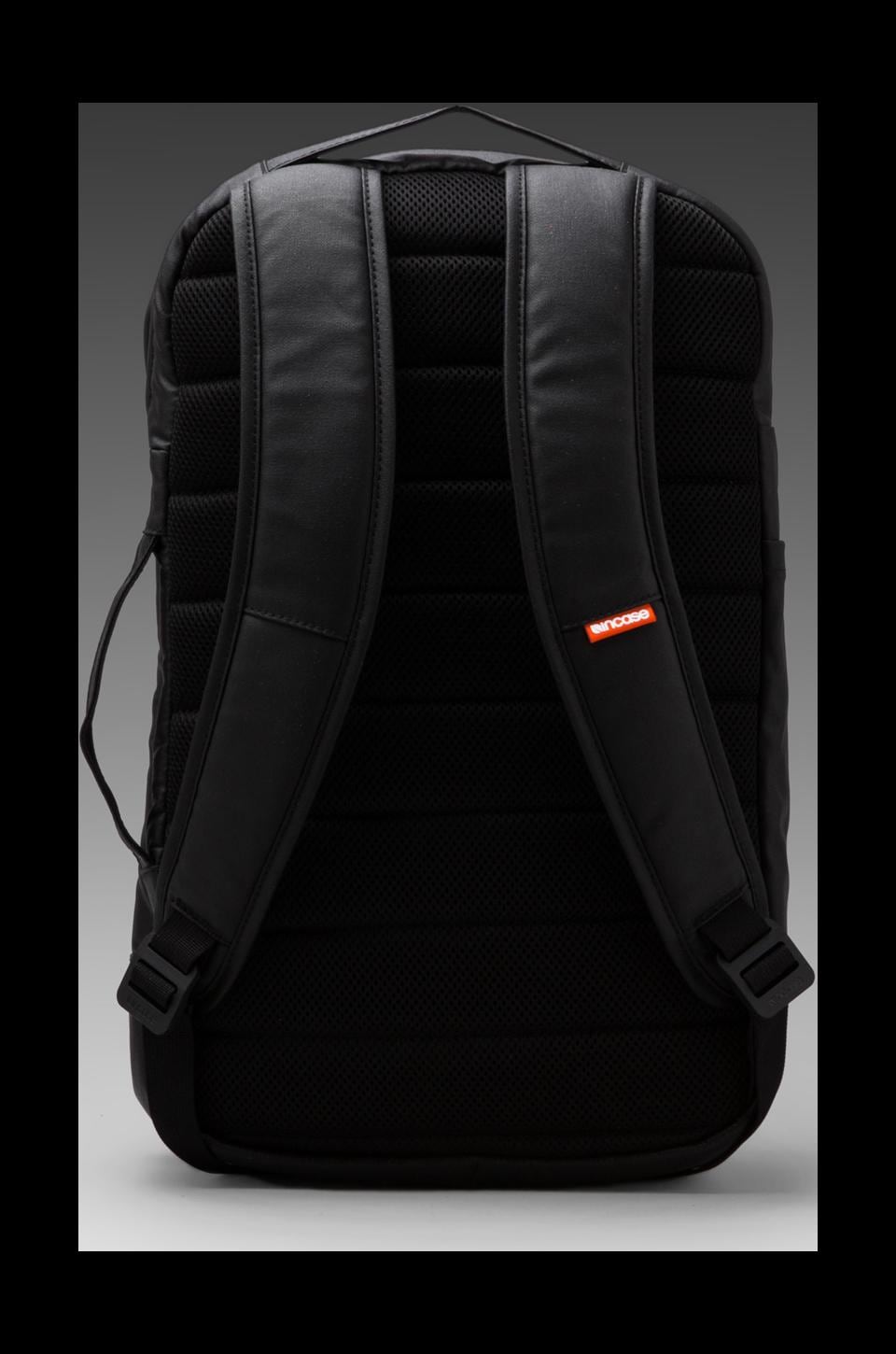 INCASE Canvas & Leather Capsule Backpack in Black in Black/Black | REVOLVE