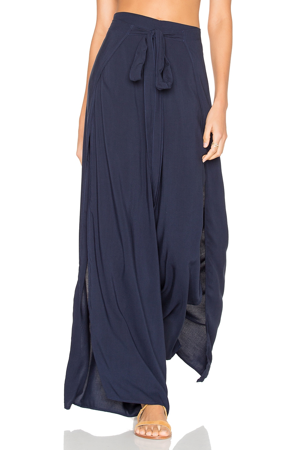 Indah Eclipse Wrap Pants in Sapphire | REVOLVE