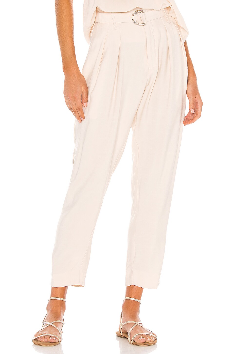 Indah Shadow Zip Front Trouser in Opal | REVOLVE