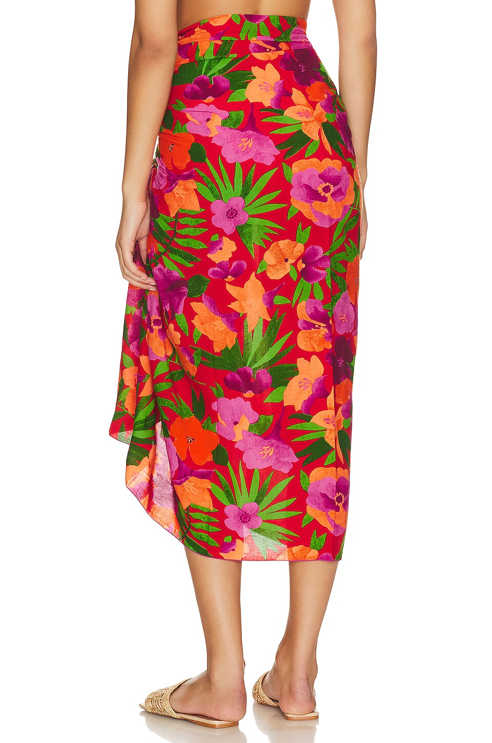 Indah Printed Chiffon Sarong in Spring Fling | REVOLVE