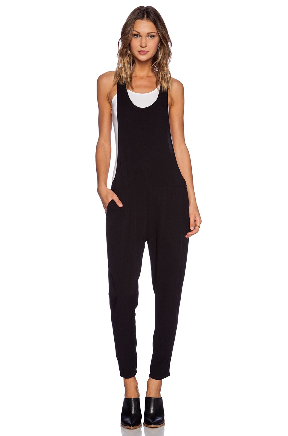 Insight Twisted Overall in Black | REVOLVE