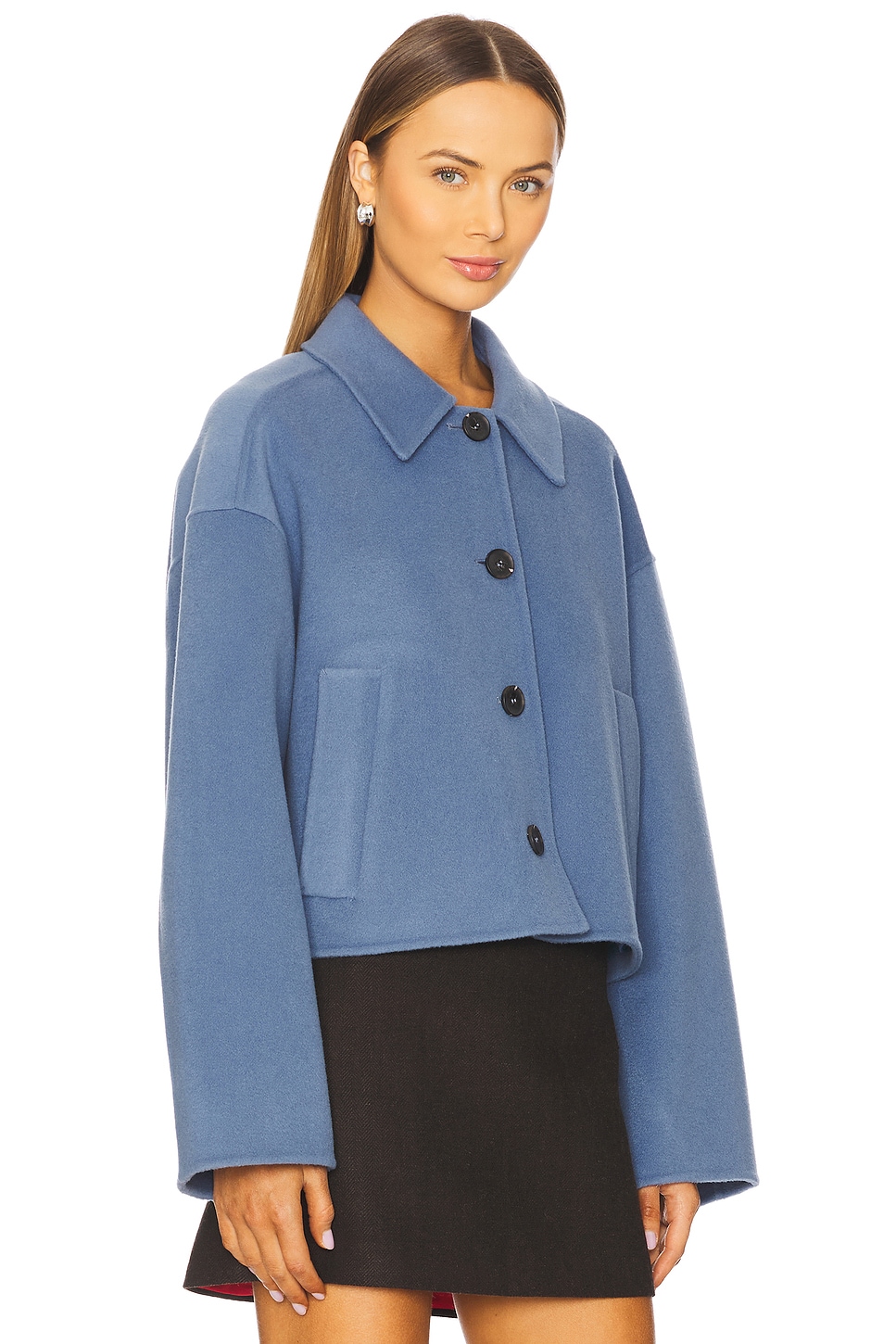 Ivy Oak Jaia Single Breasted Jacket in Summer Blue | REVOLVE