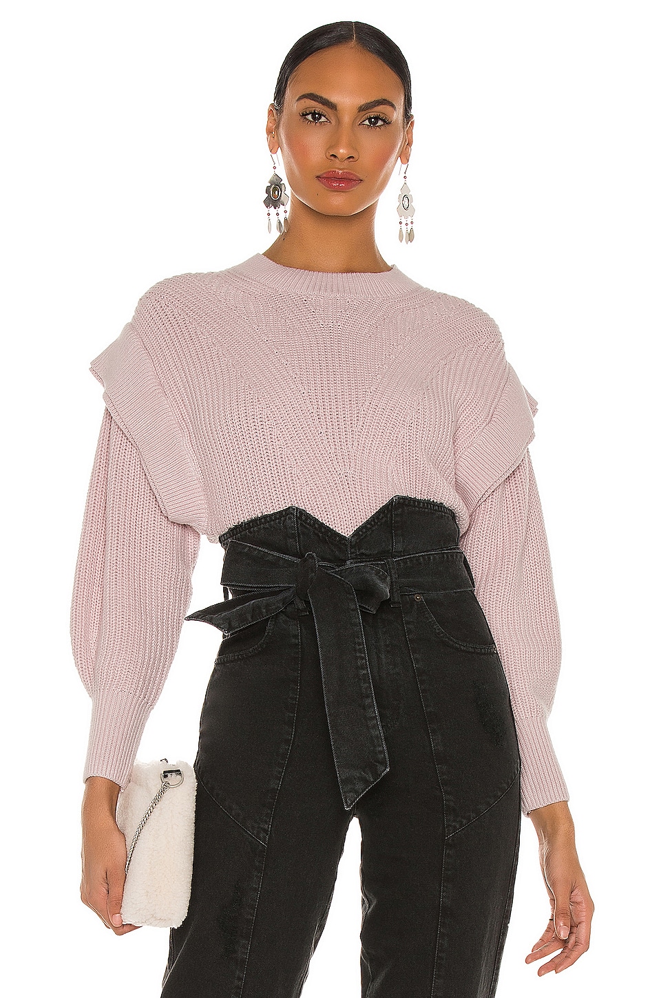 IRO Kharla Sweater in Light Pink | REVOLVE
