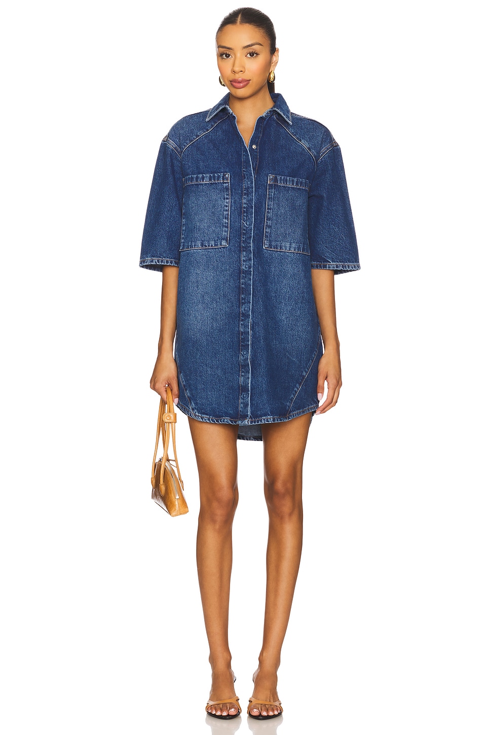 IRO Esmar Top in Denim Blue | REVOLVE