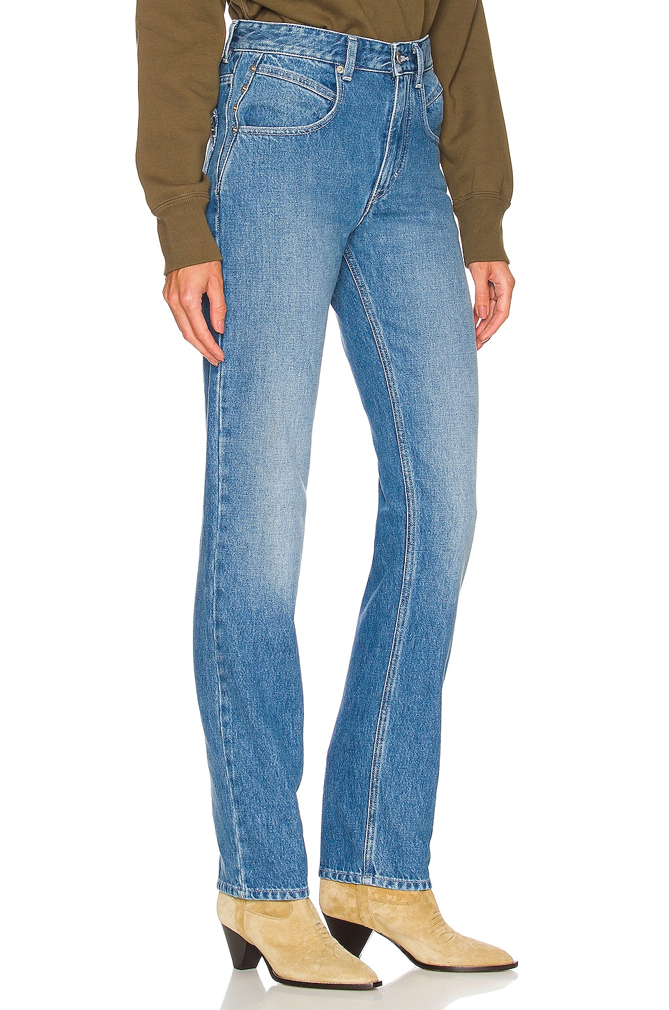 Isabel Marant Etoile Vanda Jean in LIGHT BLUE | REVOLVE