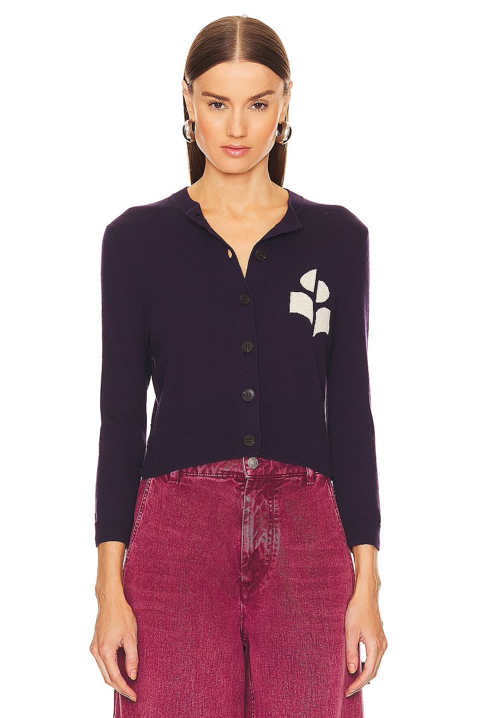 Isabel Marant Etoile Newton Cardigan in Midnight | REVOLVE
