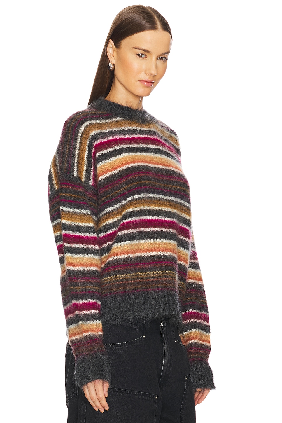 Isabel Marant Etoile Drussell Sweater in Faded Black | REVOLVE