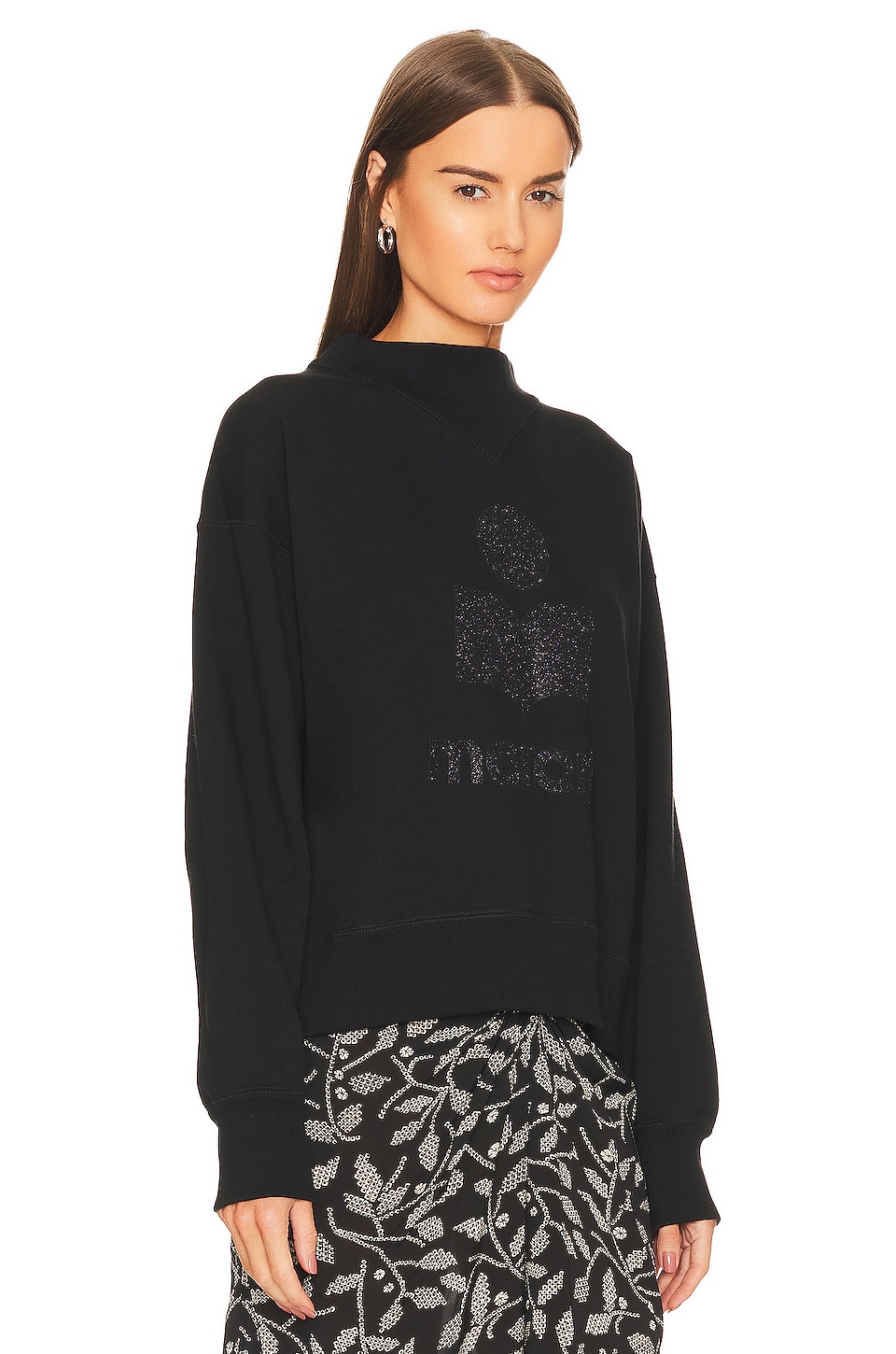 Isabel Marant Etoile Moby Pullover in Black | REVOLVE