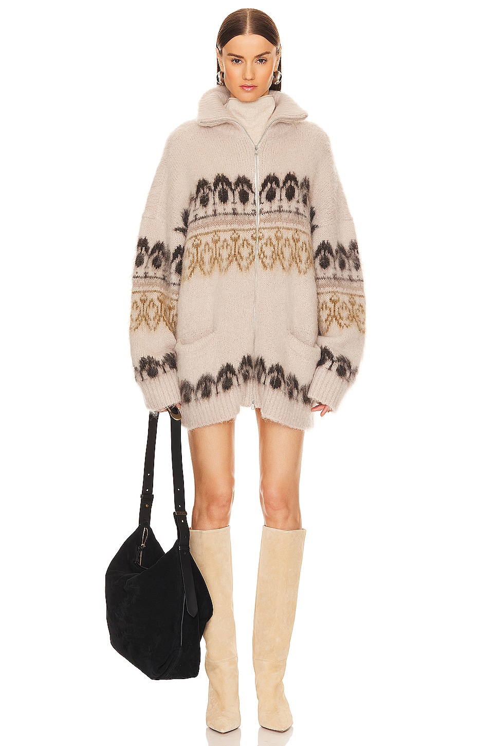Isabel Marant Etoile Deloris Sweater in Khaki | REVOLVE