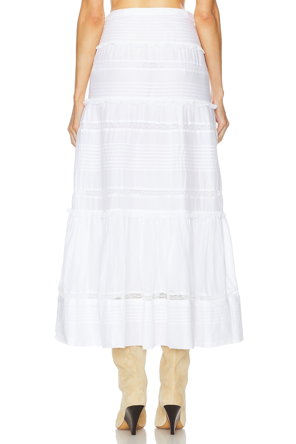 Isabel Marant Etoile Gihane Skirt in White | REVOLVE