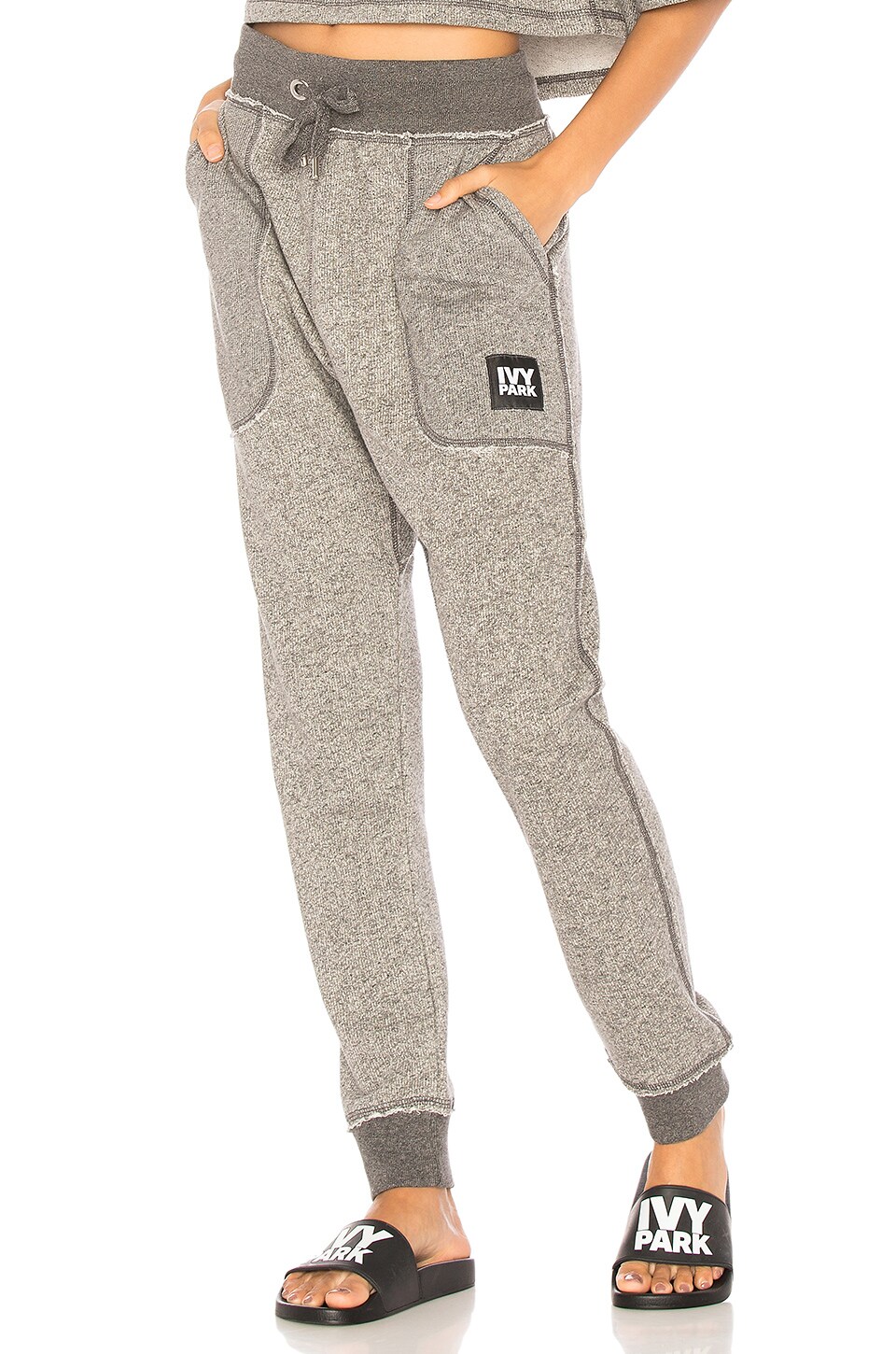 IVY PARK Two Tone Jogger in Grey | REVOLVE